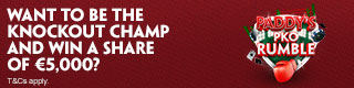 Online Poker on Paddy Power™ - Bet €20 Get €50
